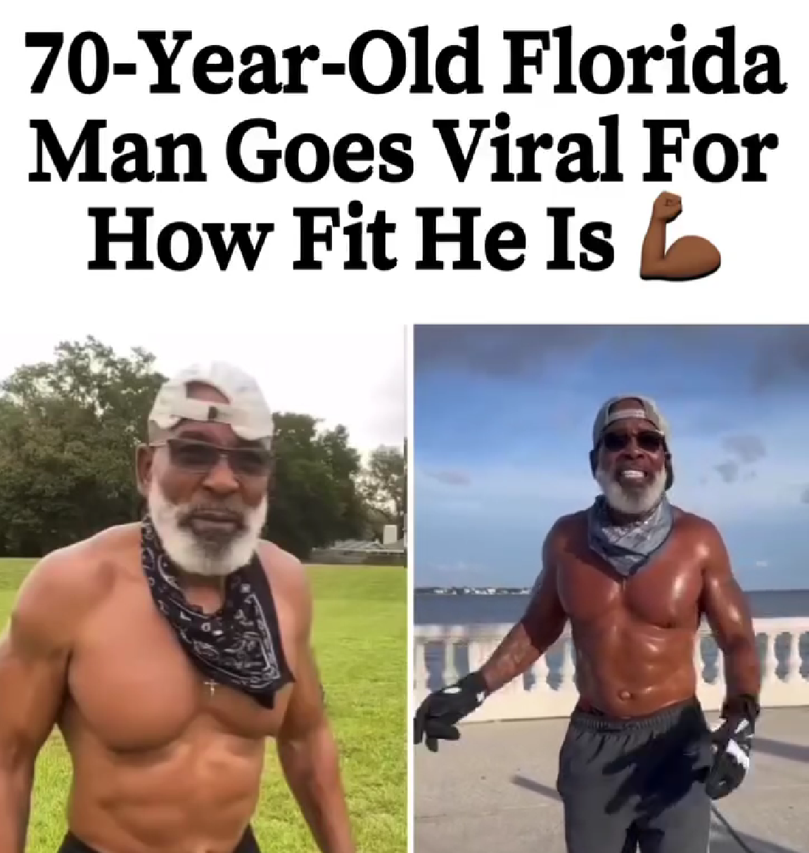 70-Year-Old Florida Man Goes Viral For How Fit He Is - EMP PRESS