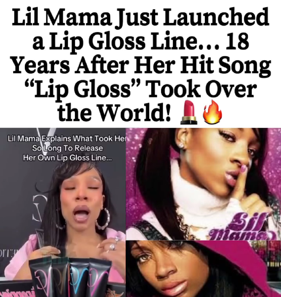Lil Mama Just Launched a Lip Gloss Line... 19 Years After Her Hit Song ...